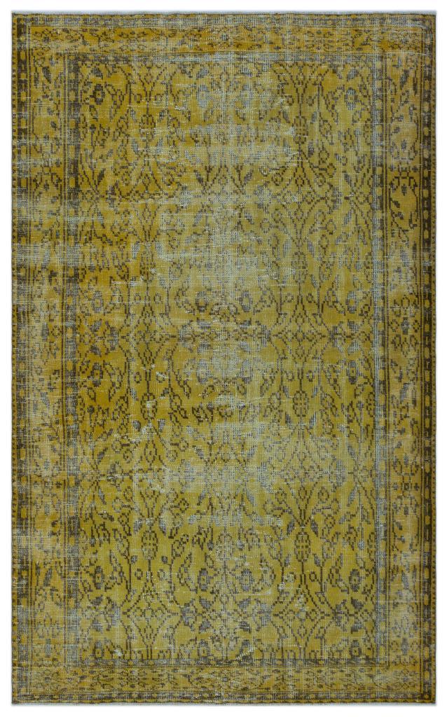 Apex Vintage Carpet Yellow 23665 180 x 287 cm | Apex Carpet